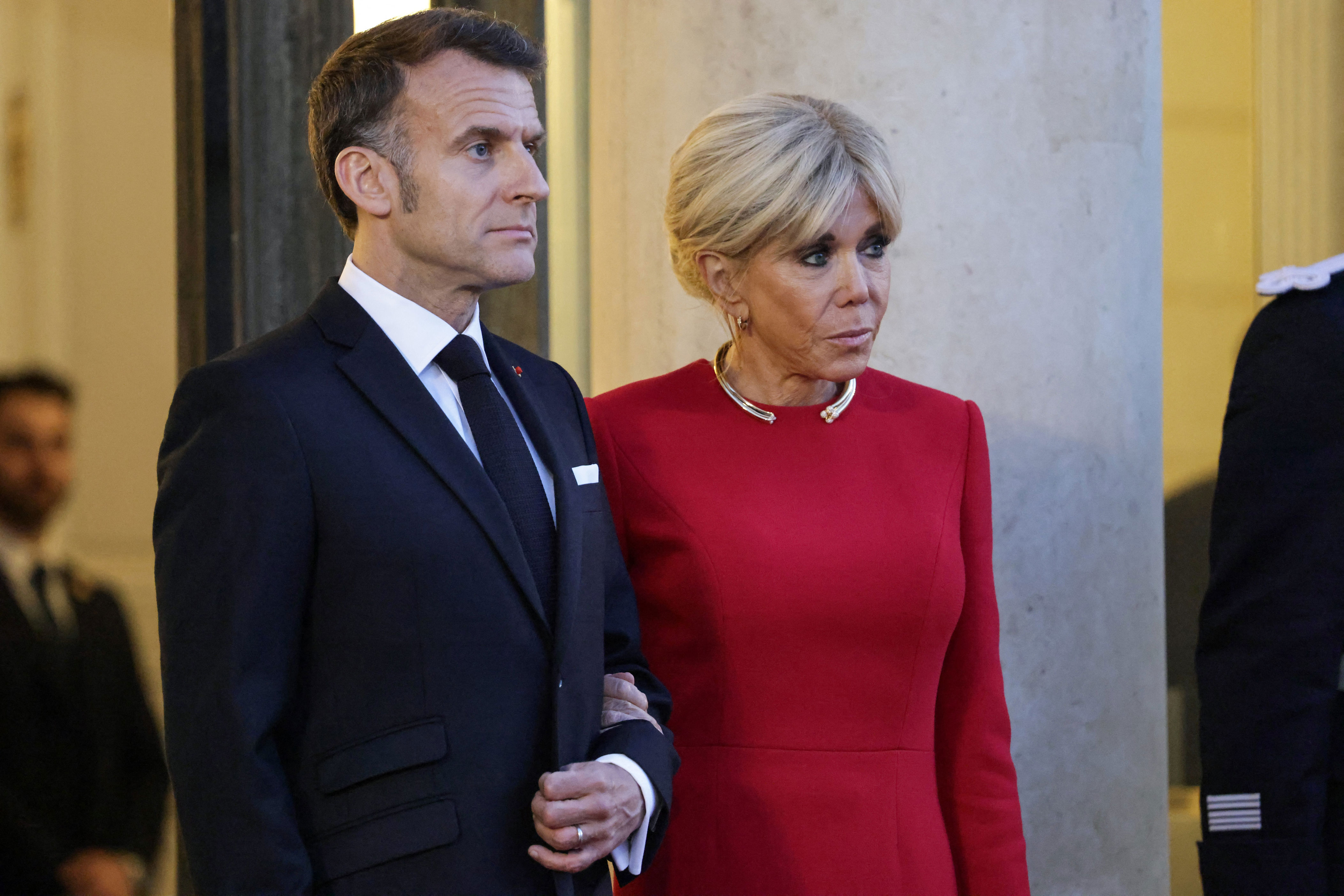 Brigitte Macron denies she slapped husband after reading actress texts