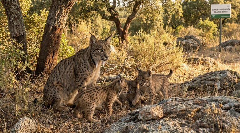 O lince-ibérico que alcança 31 novos filhotes