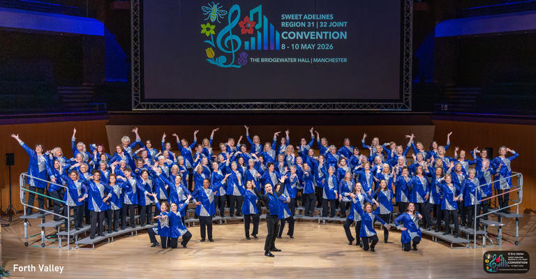 Edinburgh’s Forth Valley Chorus are 2026 barbershop champions