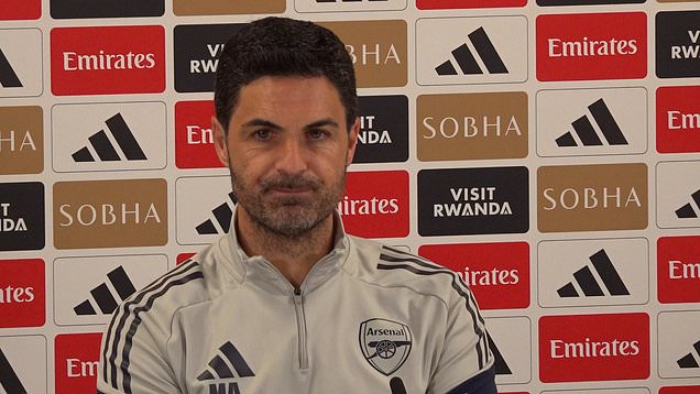 Arteta insists Arsenal are 'not thinking about Man City' going into the ...