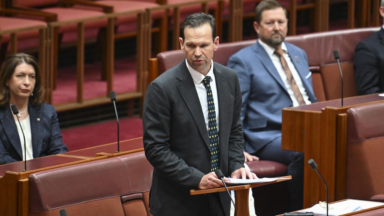 Pauline Hanson cut off in Senate responding to budget