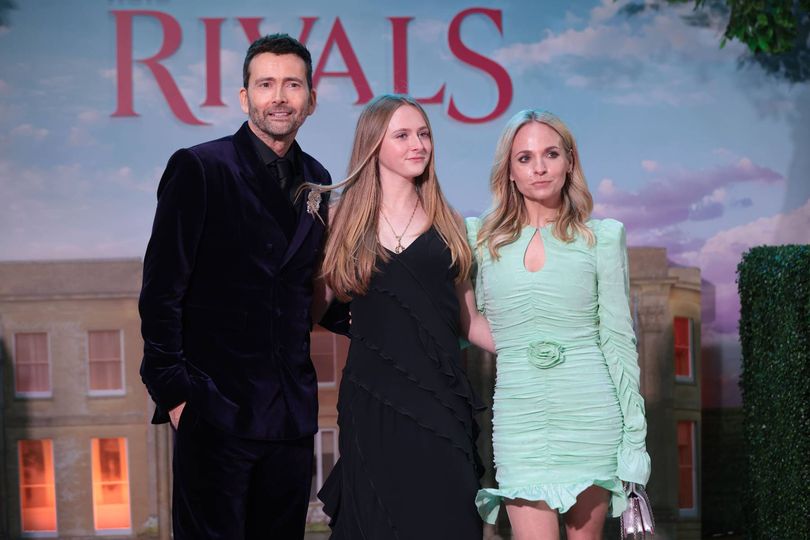 Emily Atack, Danny Dyer and David Tennant lead stars at Rivals series ...