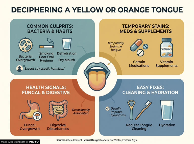 What colour is your tongue? Here's what it says about your health