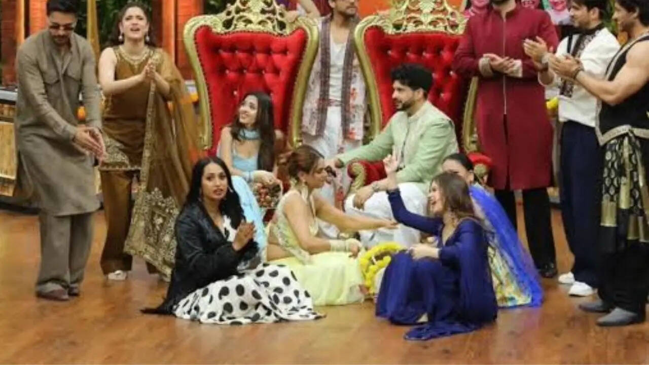 Karan Kundrra and Tejasswi Prakash bring Punjabi wedding vibes to ...