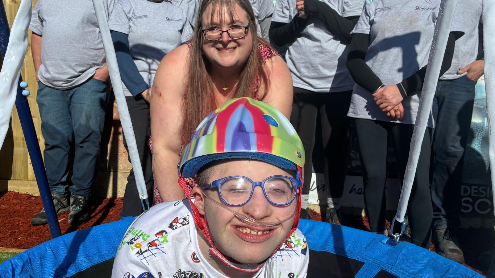 Disabled teenager's garden makeover 'fantastic'