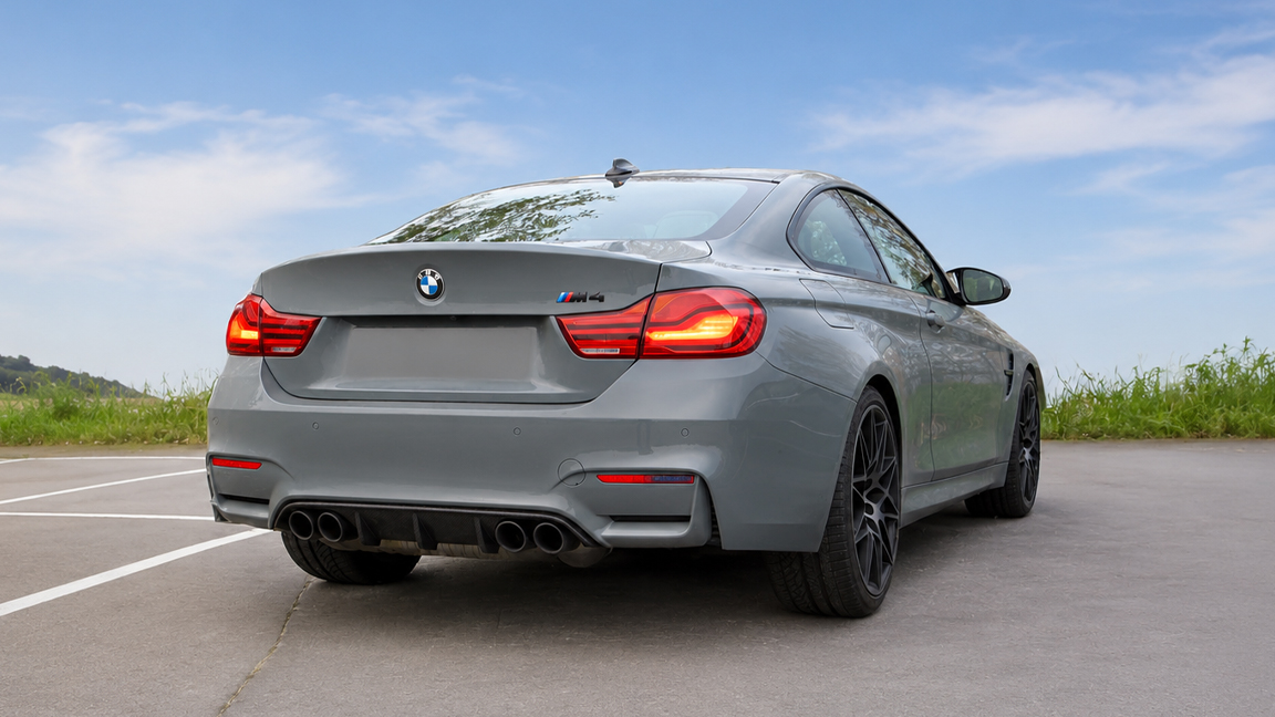 BMW M4 F82 with AA equal length straight pipe exhaust sound