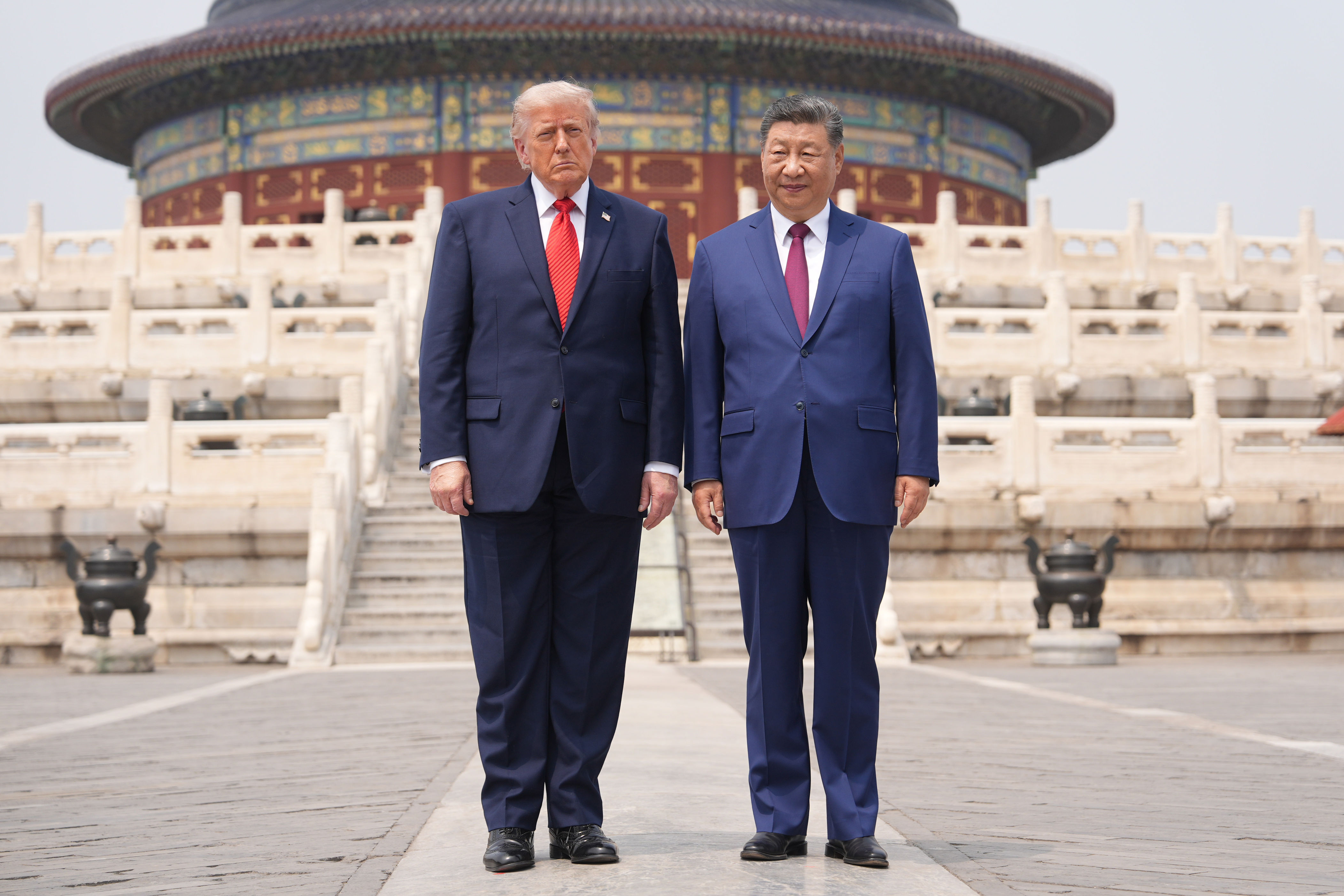 Trump met with fanfare during high-stakes China visit