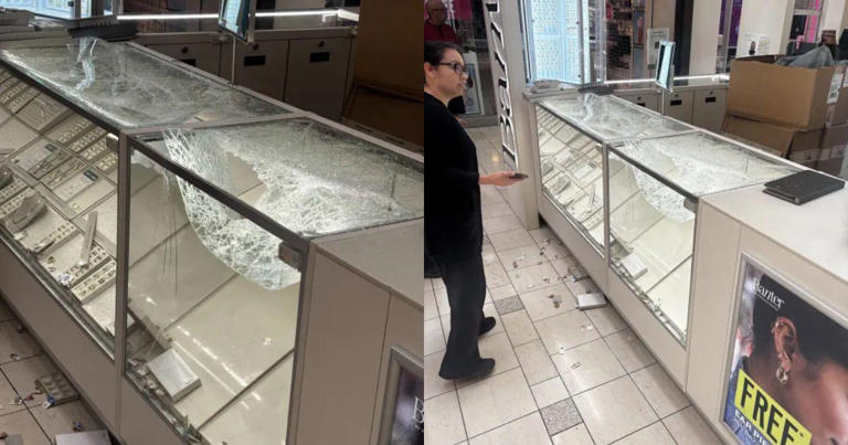 Sunvalley Shopping Center robbery: Jewelry case smashed, employee ...