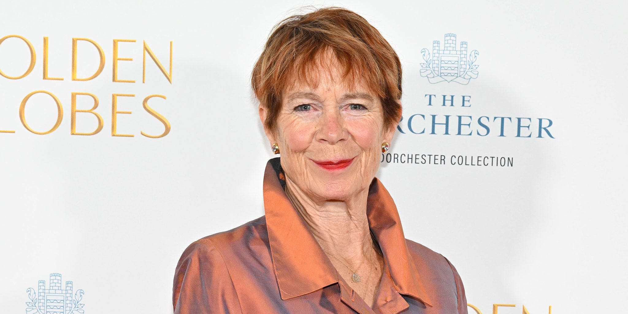 Celia Imrie looks incredible in a sparkling polka dot suit with a chic ...