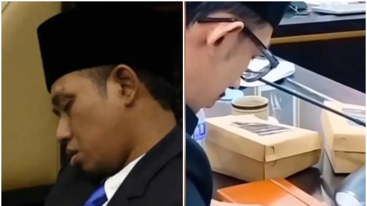 Dulu Ra Fadil tertidur di DPR, kini anaknya viral main game saat rapat DPRD
