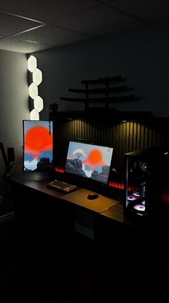 Clean black setup quiet mode