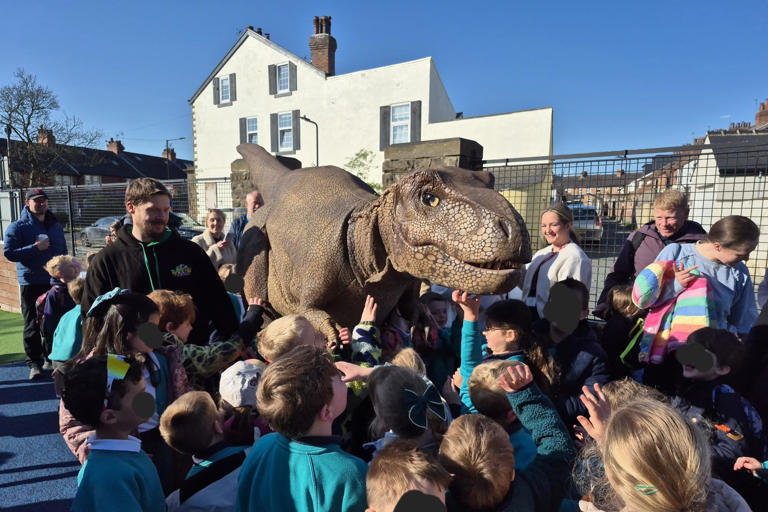 Dinosaur-themed STEM day brings prehistoric surprise to primary school ...