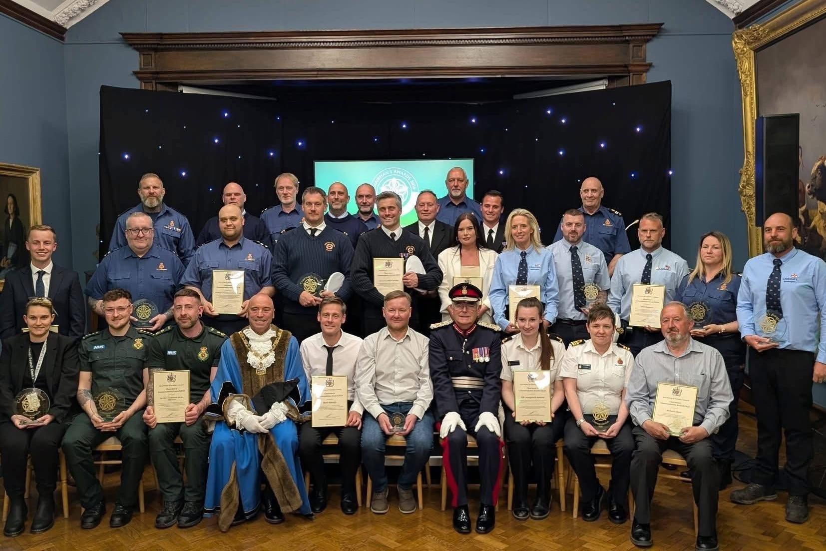 Rescue teams presented with Chairman’s Award commendation