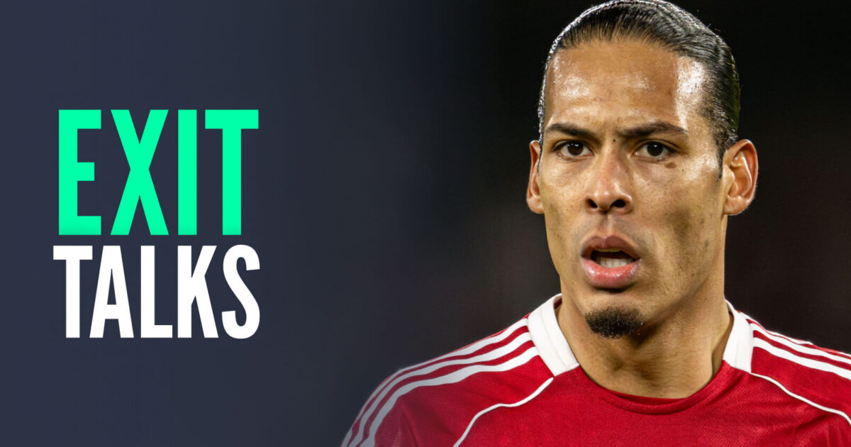 Van Dijk agent flies for transfer talks as Liverpool icon indicates he ...