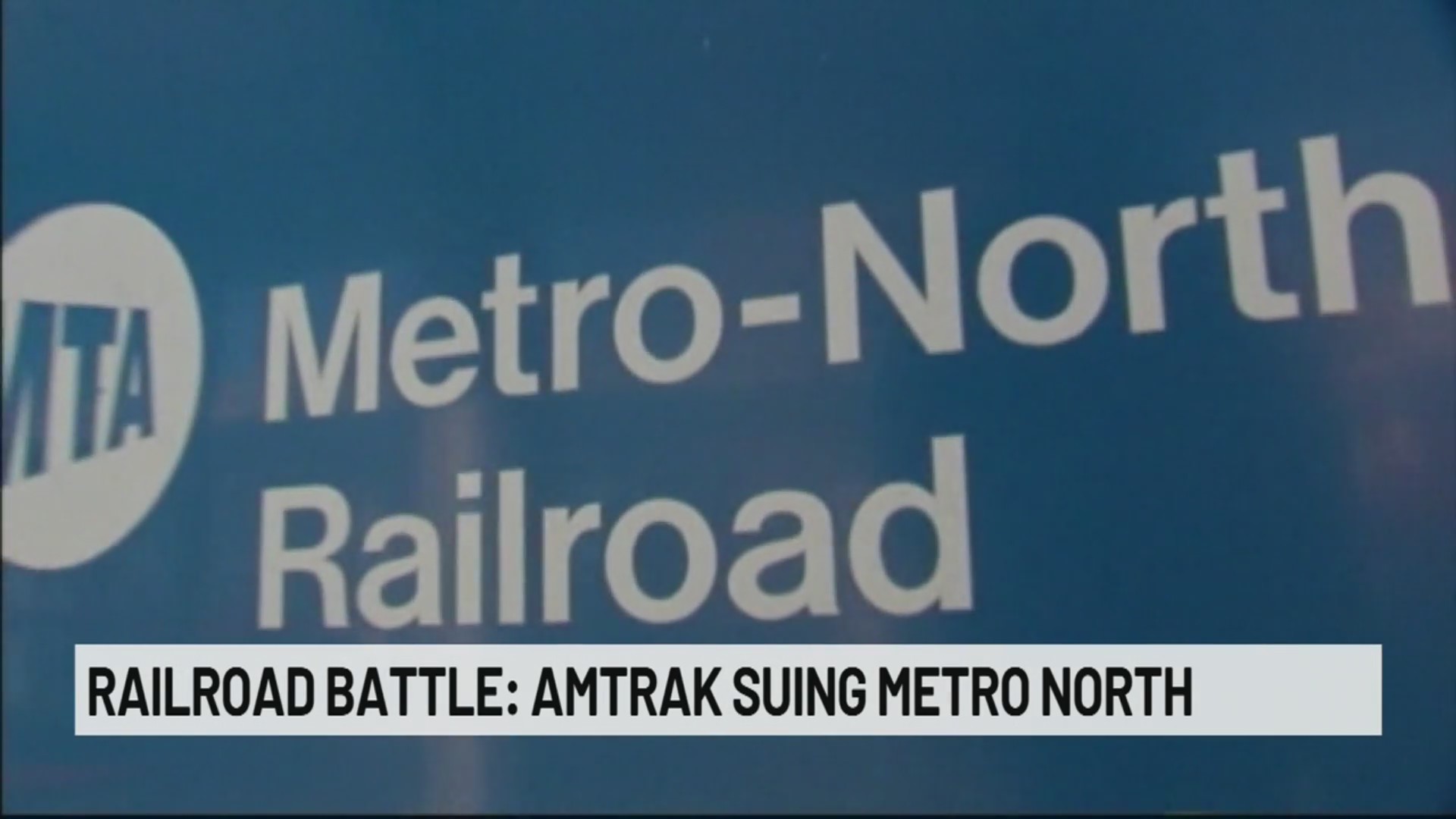 Amtrak suing Metro North