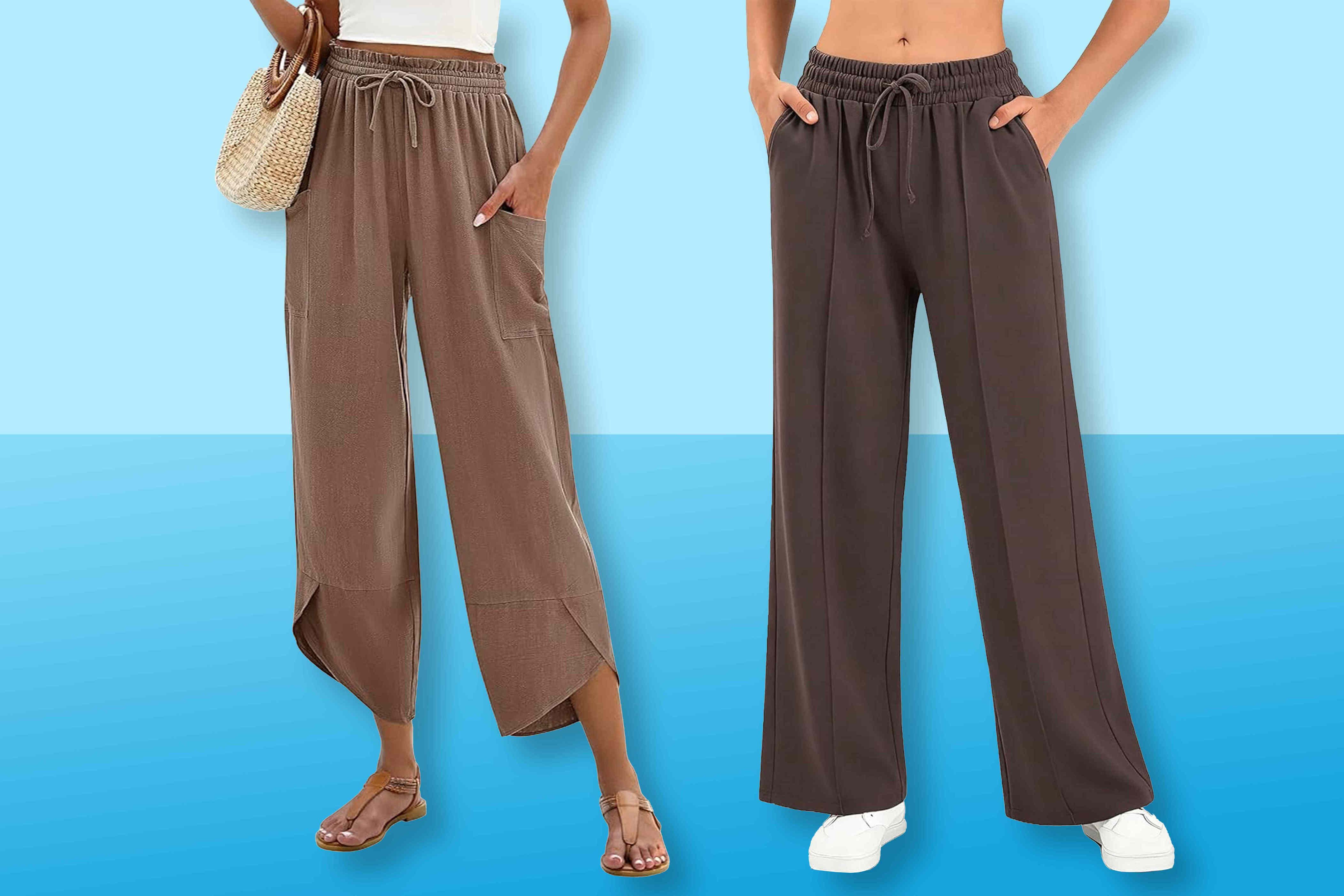 9 pairs of comfy travel pants I’m wearing on all my flights and road ...