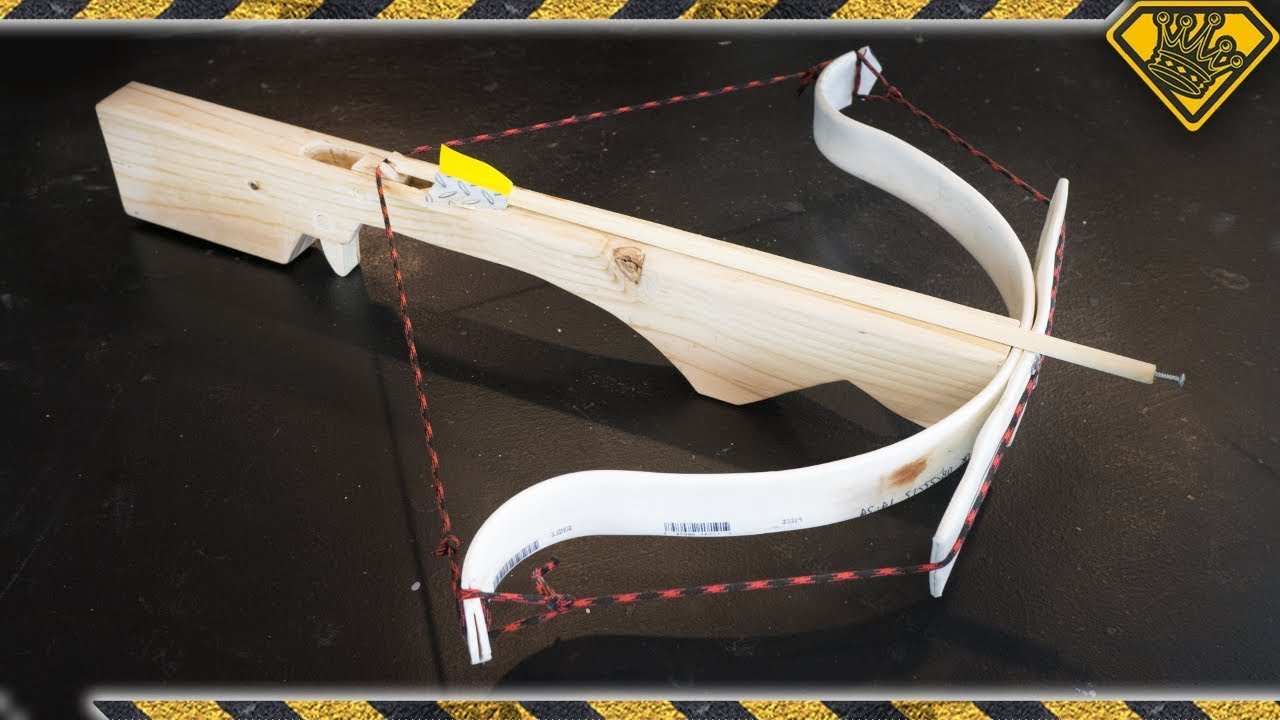How to construct a durable homemade crossbow using PVC pipes