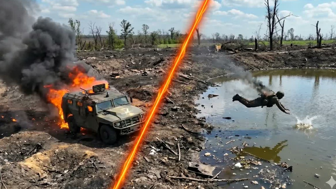 Watch Russian tanks drive into a trap – and get destroyed