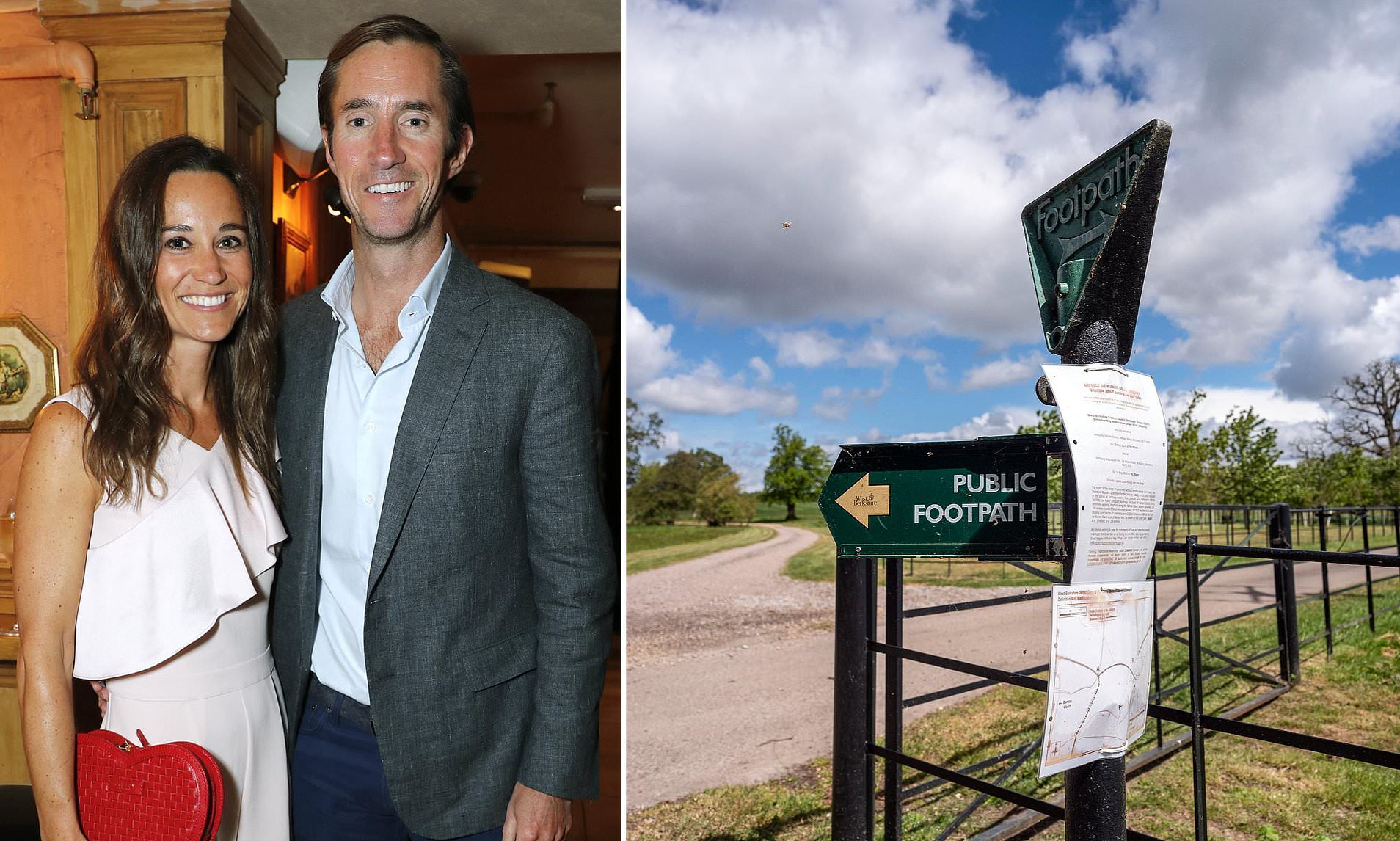 Pippa Middleton accused of 'using royal connection' to stop ramblers ...