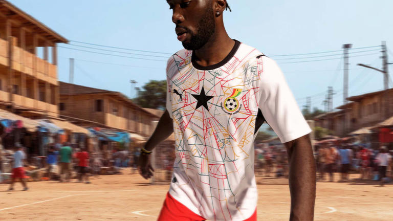 Equipaciones de Ghana para la Copa Mundial de la FIFA 2026: local ...