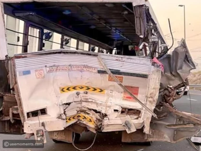 One person killed, 19 injured as lorry hits bus in Dubai