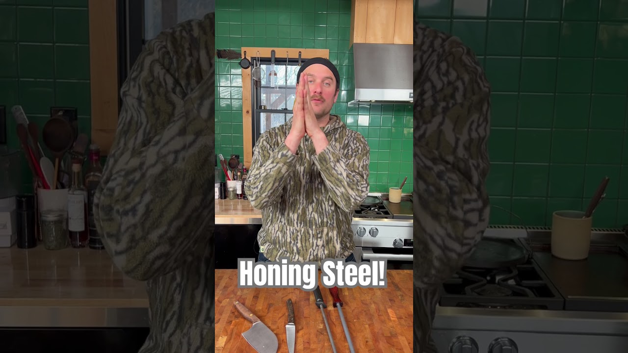Master the professional honing steel technique for razor-sharp knives
