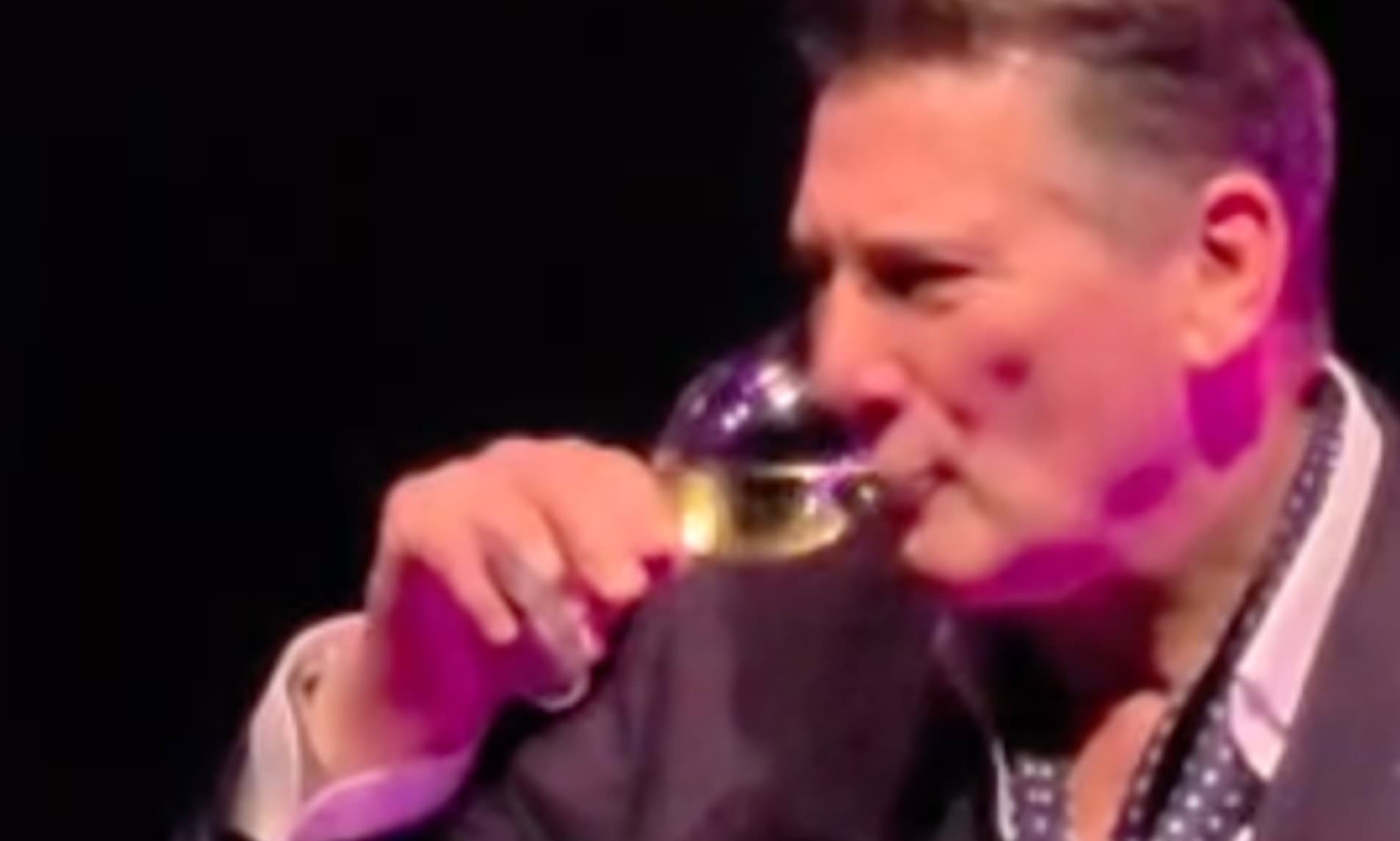 Danny Dyer boogies in his seat as '80s icon Tony Hadley performs at ...