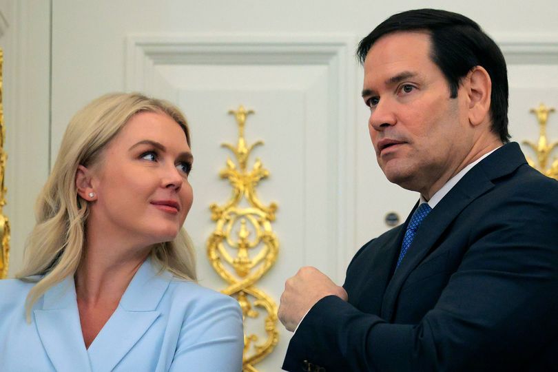 Karoline Leavitt maternity leave update as Marco Rubio takes on press ...