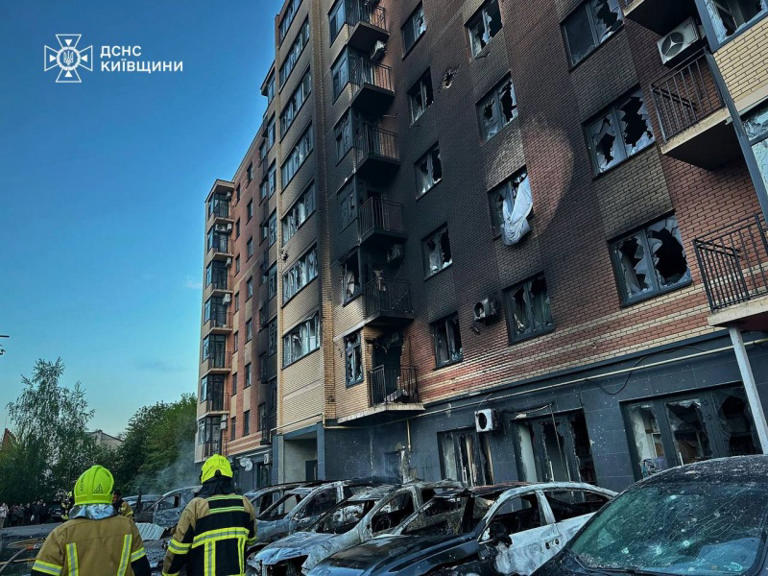 Kyiv region under massive Russian attack: Homes, businesses and cars ...