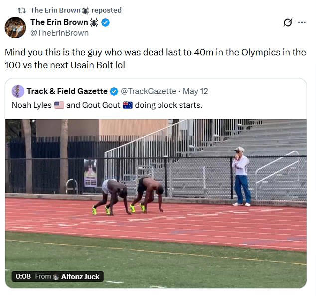 Gout Gout gets attacked over footage of him training with Olympic ...