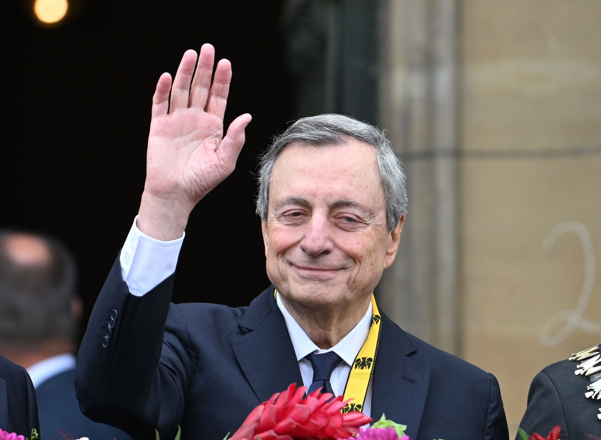 Merz hails 'Super Mario' Draghi as ex-ECB boss given Charlemagne Prize