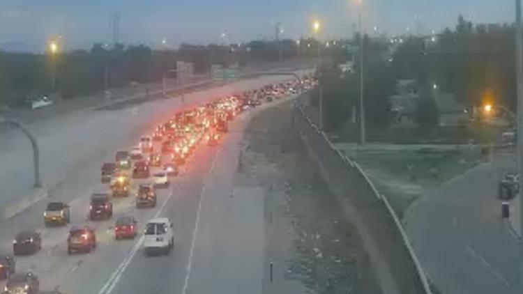 I-225 reopens after five-car crash in Aurora; two hospitalized