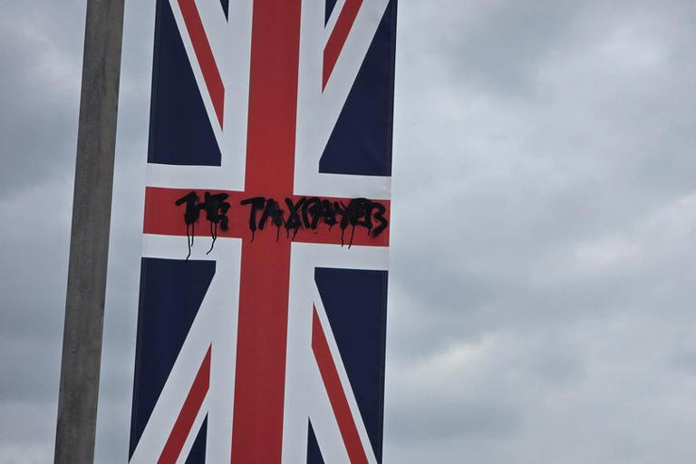 Reform leader wants a police investigation after Union flag banners ...