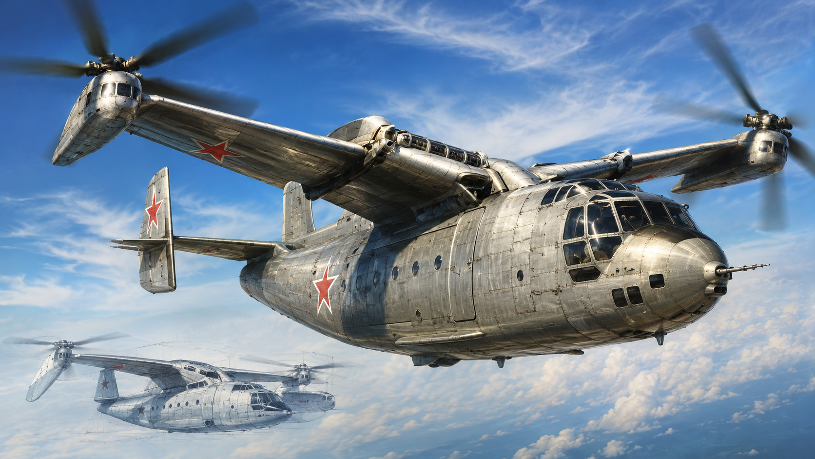 The forgotten Soviet helicopter plane - Kamov’s giant Ka-22 and Ka-35 dream