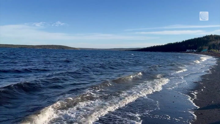 Clear skies, wind & serenity along the beach in Birchy Bay, NL