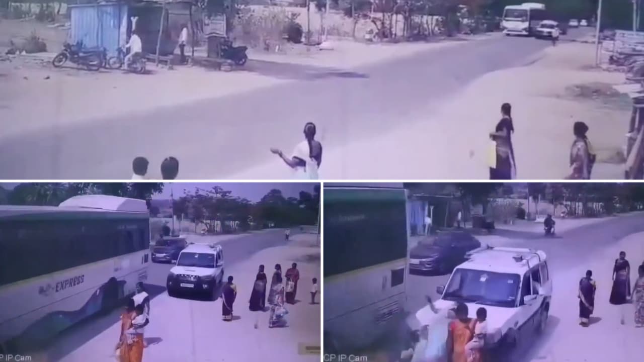 Scorpio Rams Into Passengers In Telangana's Siricilla After Sudden Turn ...