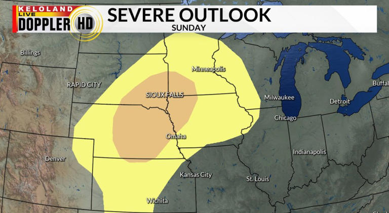 Strong winds and blowing dust today; severe weather outbreak Sunday