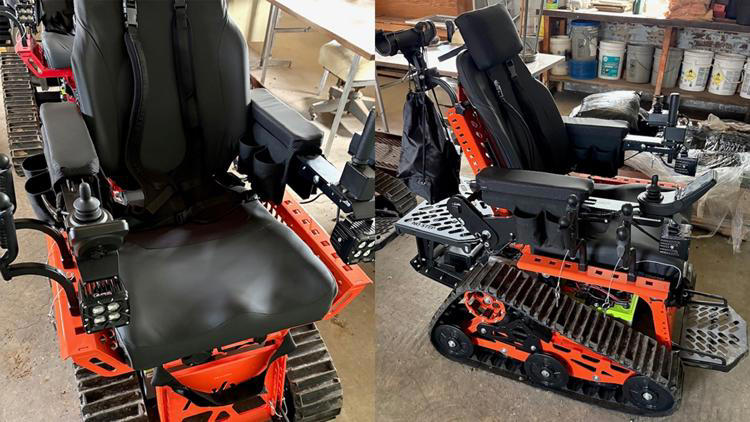 Vietnam-era helmets and mobility track chairs stolen from Indiana park