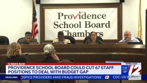 Providence School Board could cut 67 staff positions due to budget gap