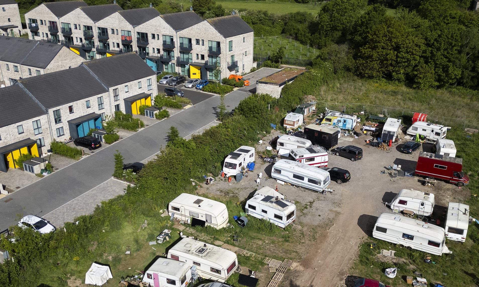 Greens plan to turn illegal traveller site into permanent home for van ...