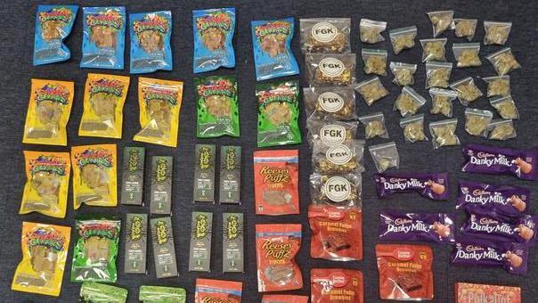 Warning after cannabis found in sweet packets