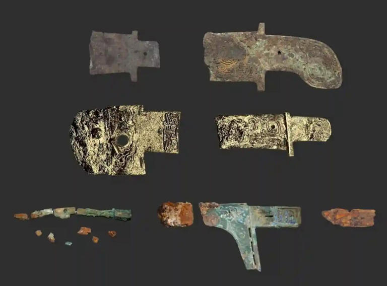 Archaeologists have just identified a rusted object buried in ancient ...