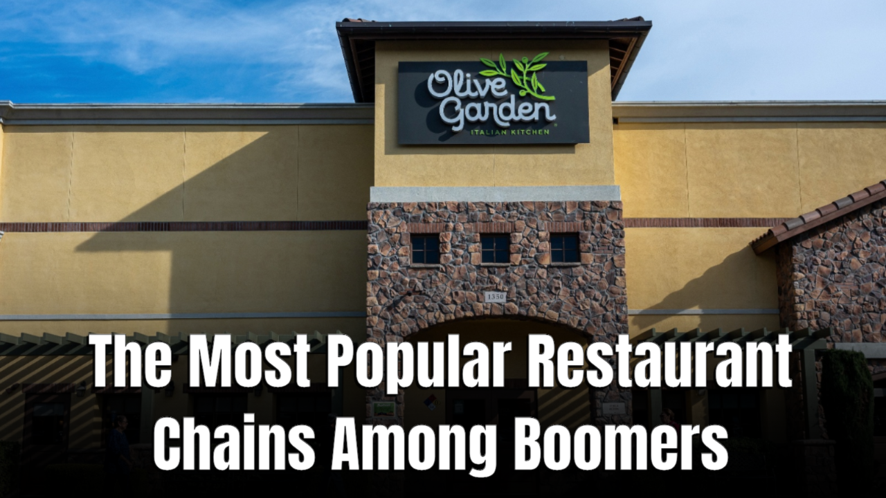 The most popular restaurant chains among boomers