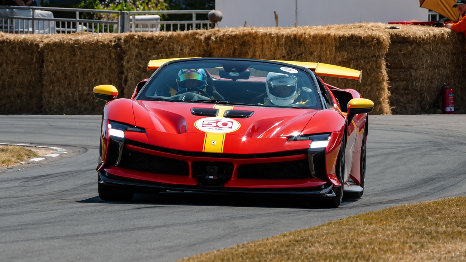 Ferrari SF90 XX Spider goes full attack at the Goodwood Festival of Speed