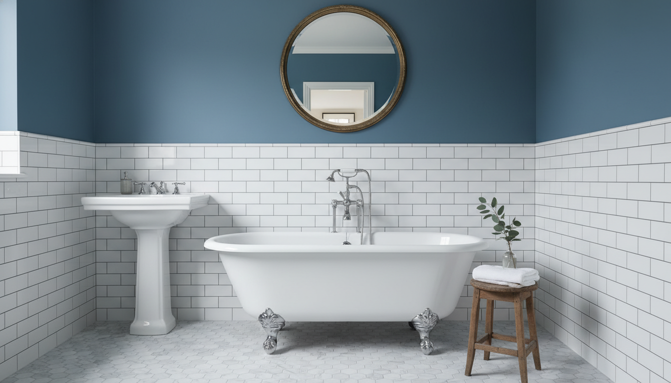 Designers are obsessed with this blue shade for bathrooms: here’s why