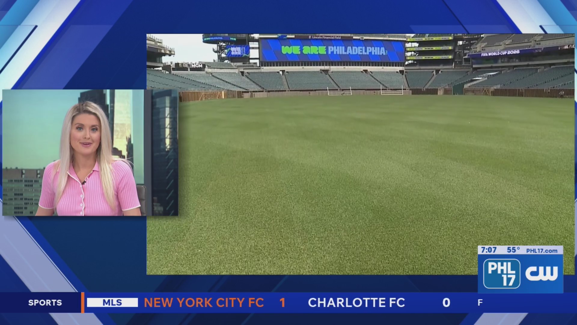 Lincoln Financial Field transforms into soccer stadium ahead of FIFA ...
