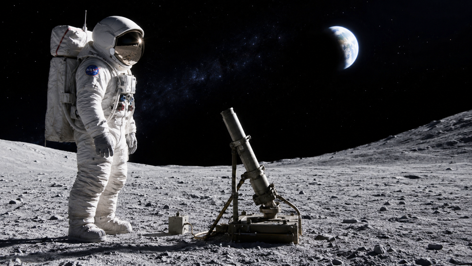 NASA's secret moon mortars and what they found beneath the surface