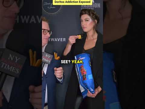 Model reveals Doritos addiction during red carpet interview
