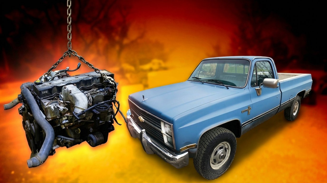 Cummins-swapped squarebody Chevy