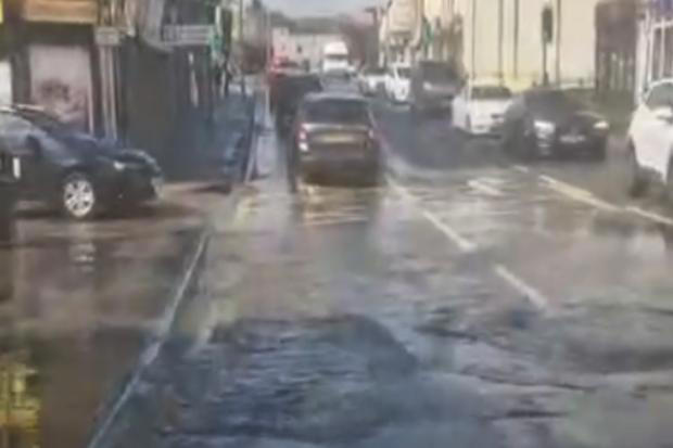 Darlington road to be closed for repairs after burst water main flooded ...